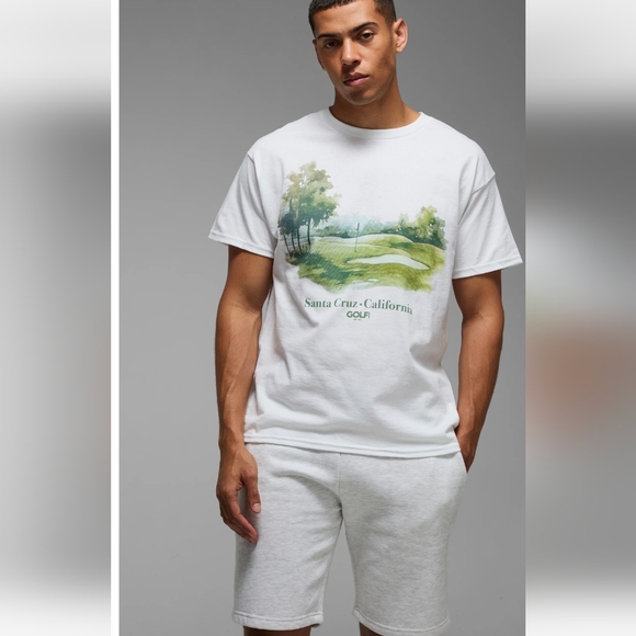 Boohoo Mens | Shirts | Nwt Boohooman White Regular Fit Golf ...